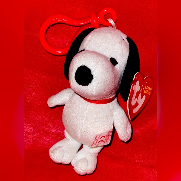 Ty | Toys | Ty Beanie Babies Snoopy Keychain With Swing Tags | Poshmark